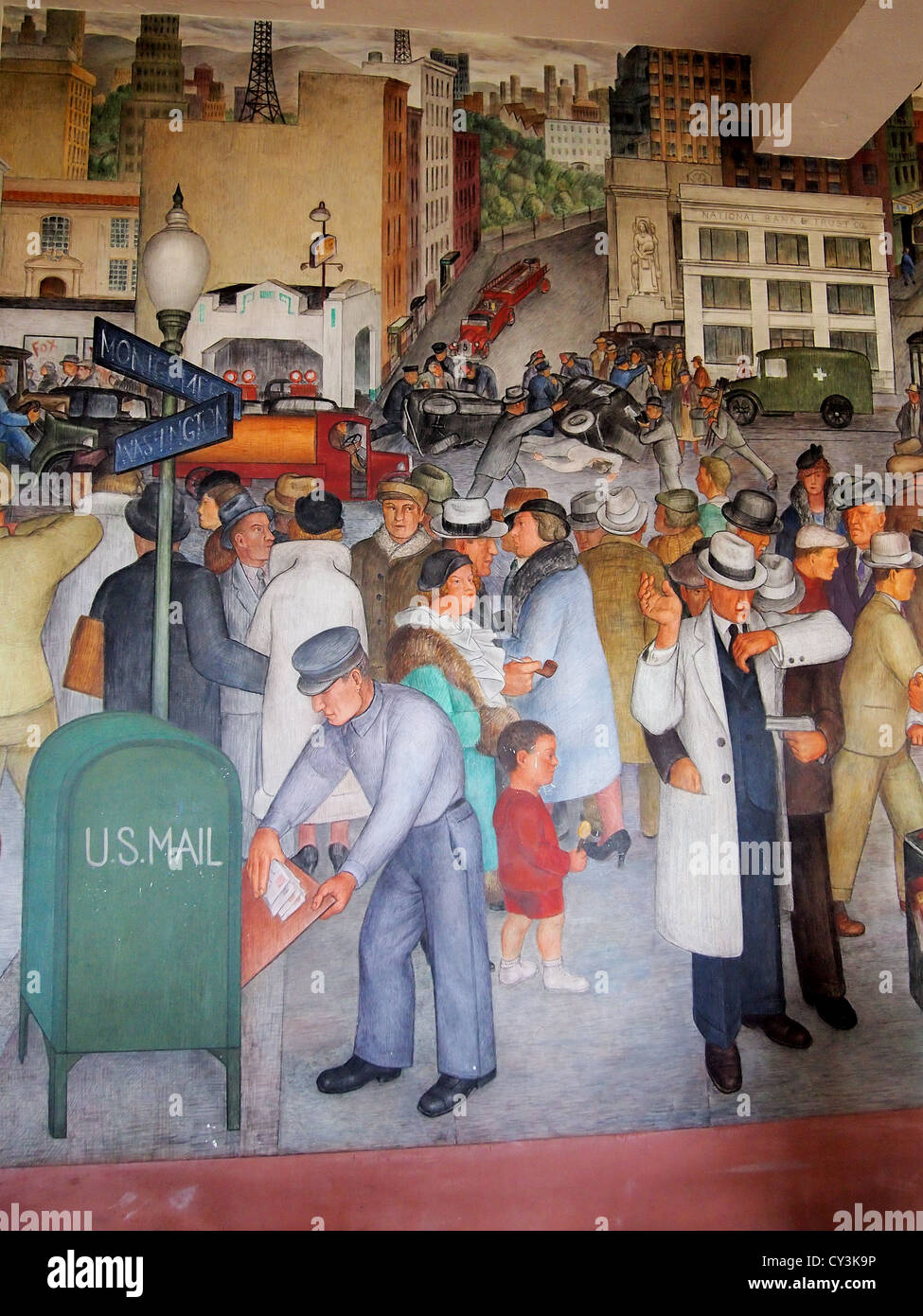 Coit Tower Mural High Resolution Stock Photography and Images - Alamy