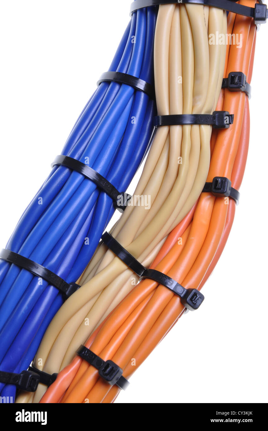Bunches of cables hi-res stock photography and images - Alamy