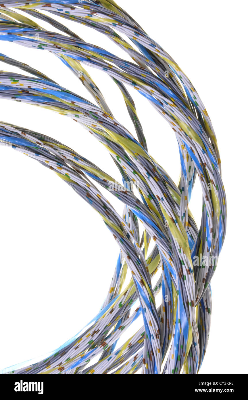 Bunches of cables hi-res stock photography and images - Alamy
