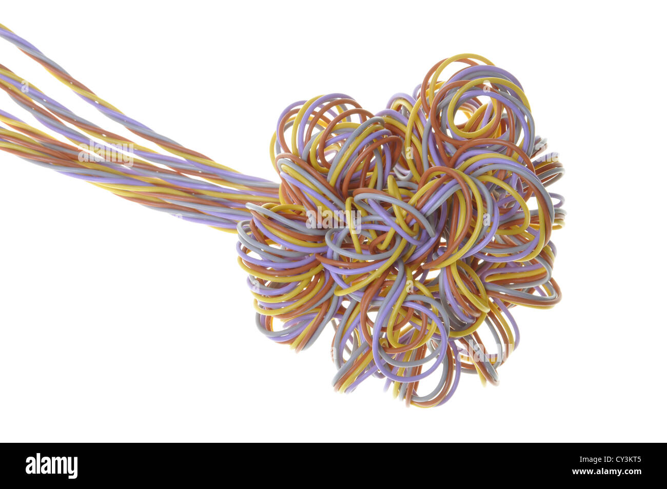 Problems with the internet network, isolated on white background Stock ...