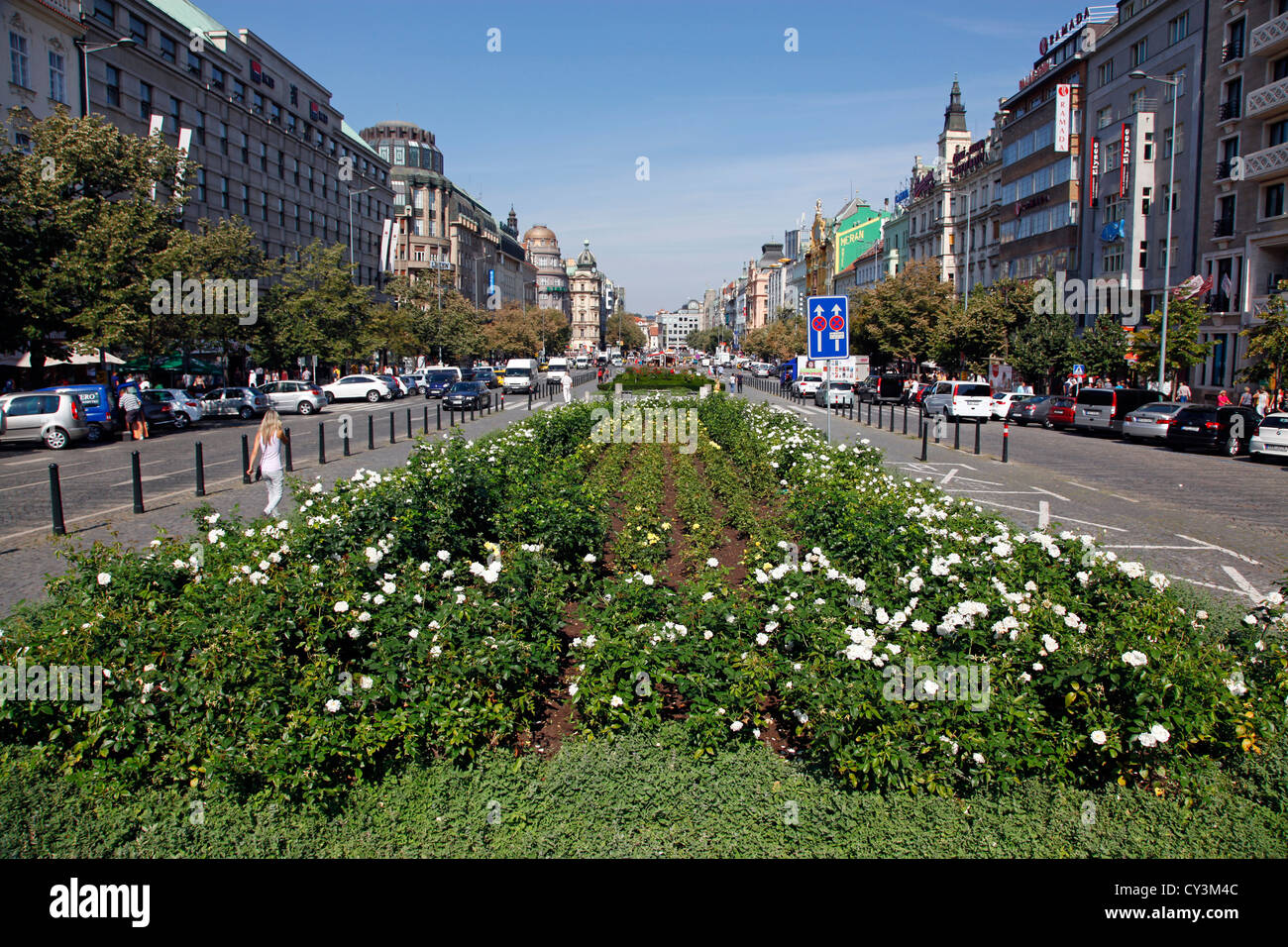 Wenceslas square hi-res stock photography and images - Alamy