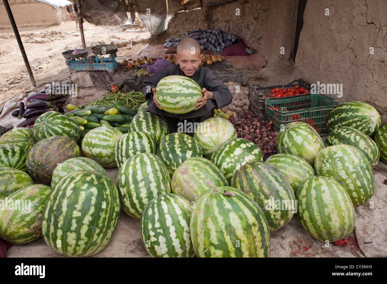water melon in Kabul Stock Photo - Alamy