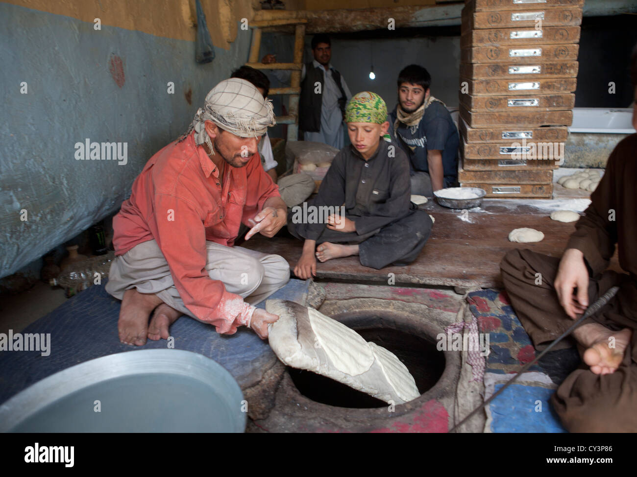 Afghan bakery kabul afghanistan hi-res stock photography and images - Alamy