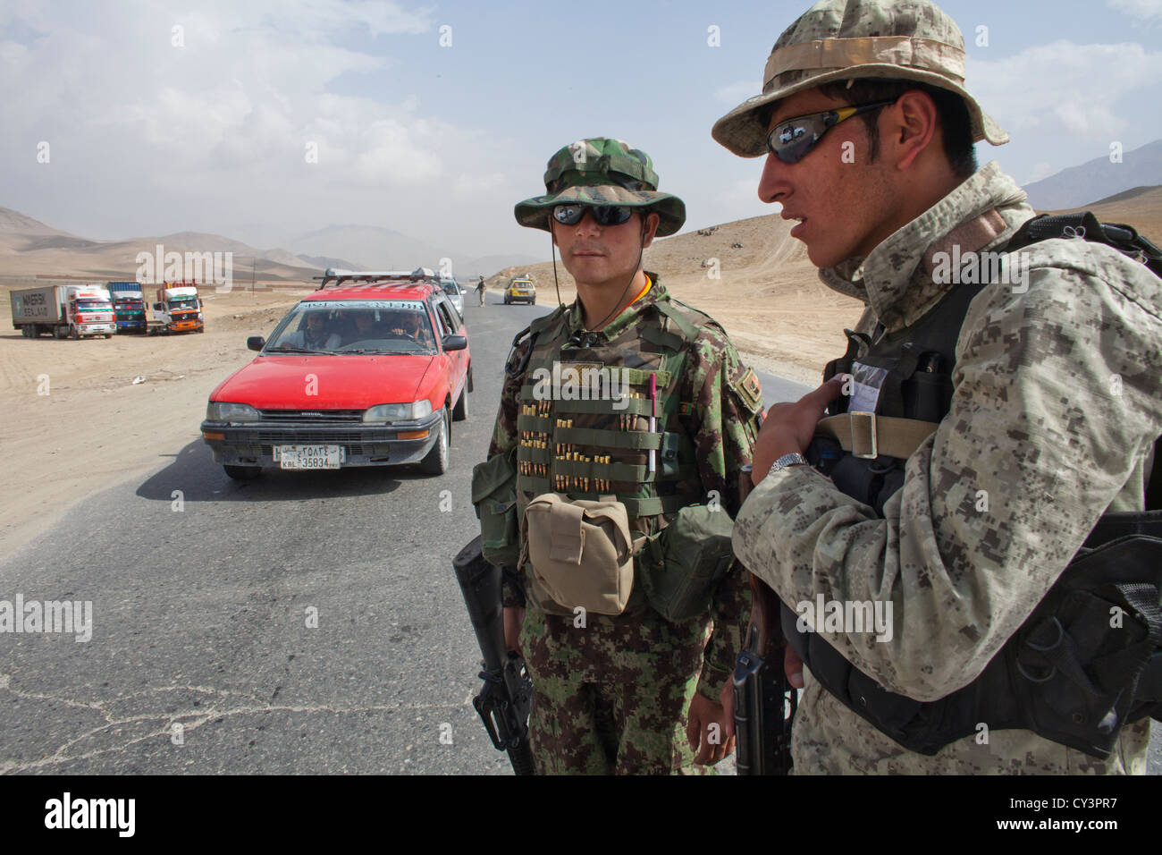 Military checkpoint hi-res stock photography and images - Alamy