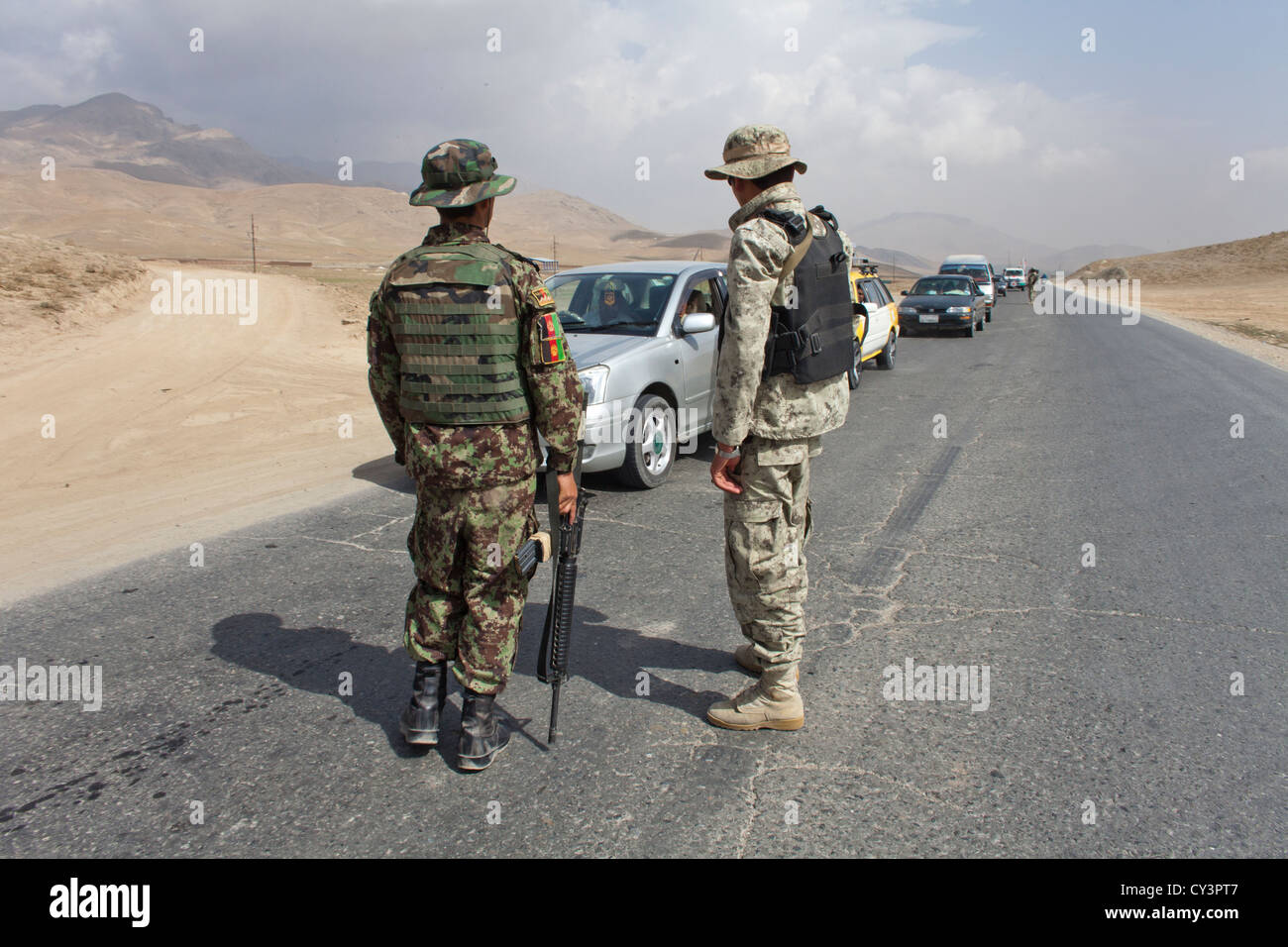 Military checkpoint hi-res stock photography and images - Alamy