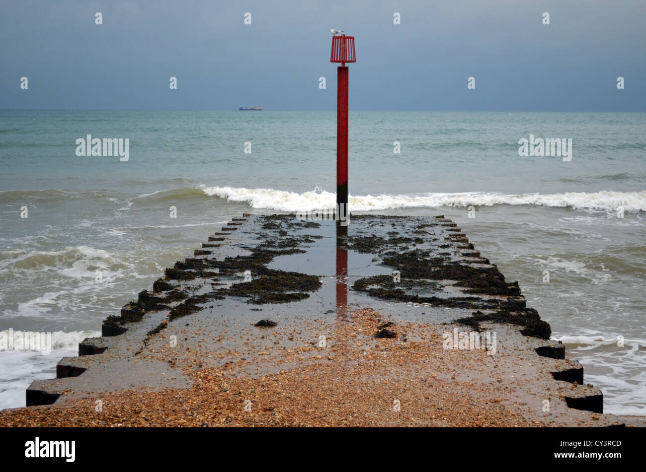 A Stone Jetty Stock Photo - Alamy