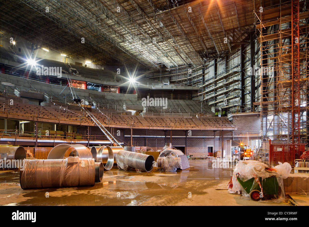 Leeds Arena, Leeds, United Kingdom. Architect: Populous, 2013 Stock ...