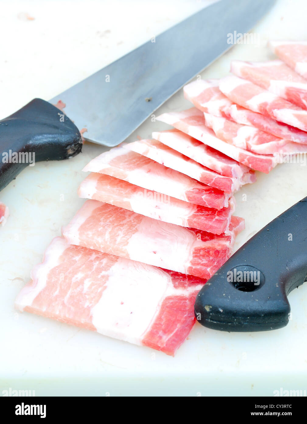 slides of bacon Stock Photo - Alamy