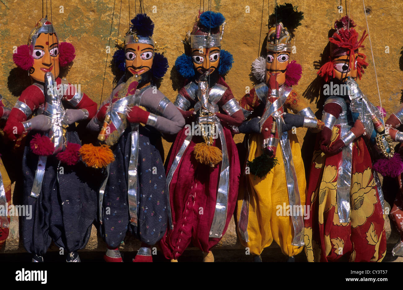 India, Rajasthan, traditional Rajasthani puppets Stock Photo - Alamy