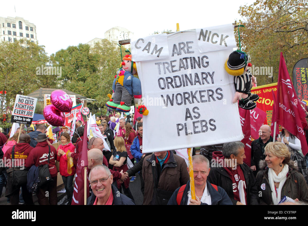 A Future That Works - TUC march & rally, central London. Anti-Cuts anti ...