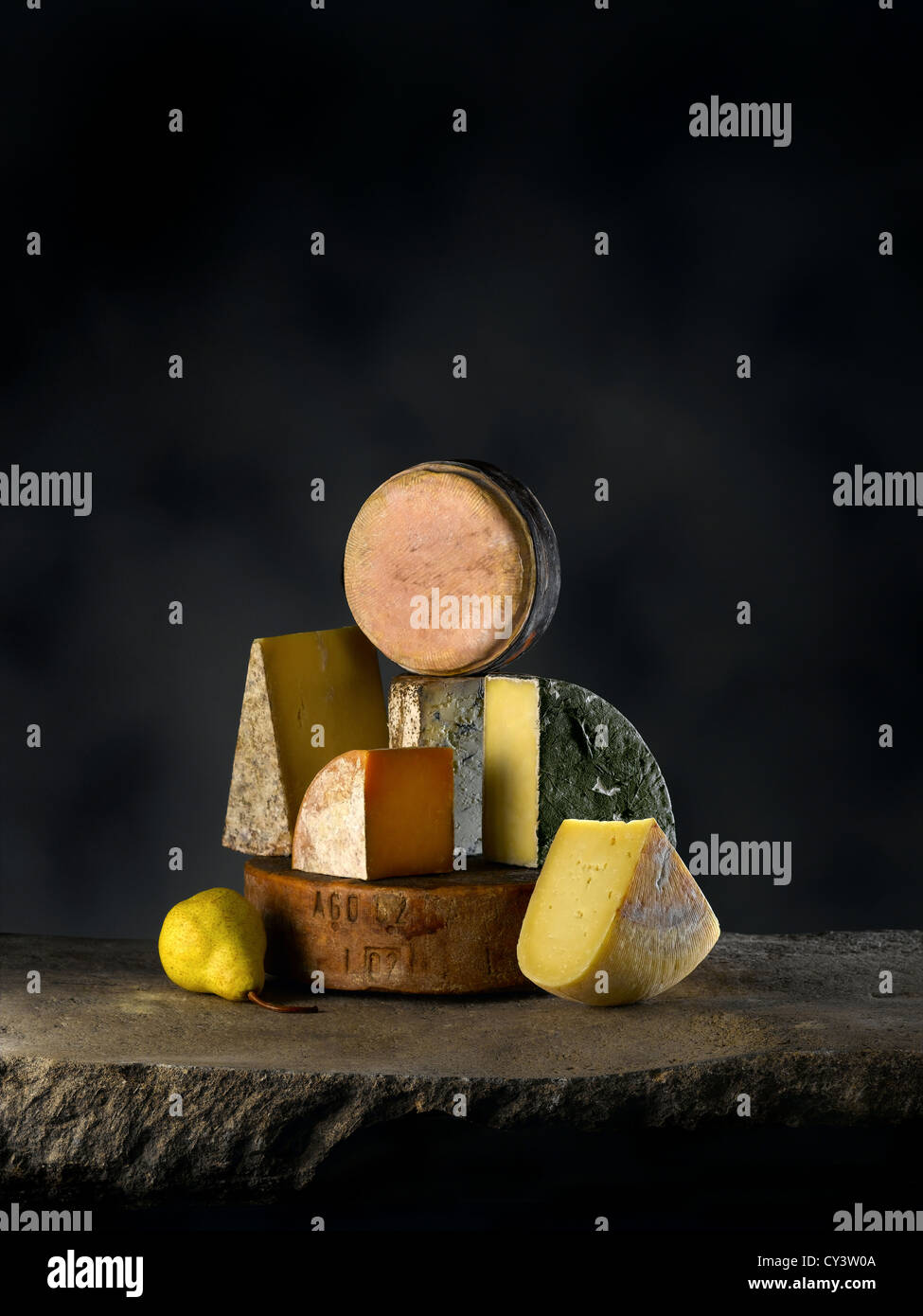 Fromage cheeses hi-res stock photography and images - Alamy