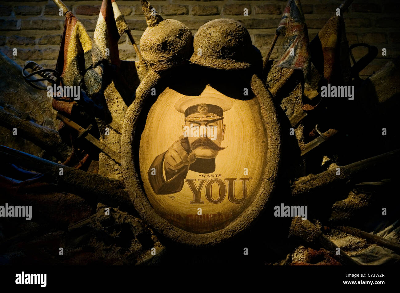 Flanders Fields Museum in Ieper (Ypres ) in Belgium. Kitchener, your ...