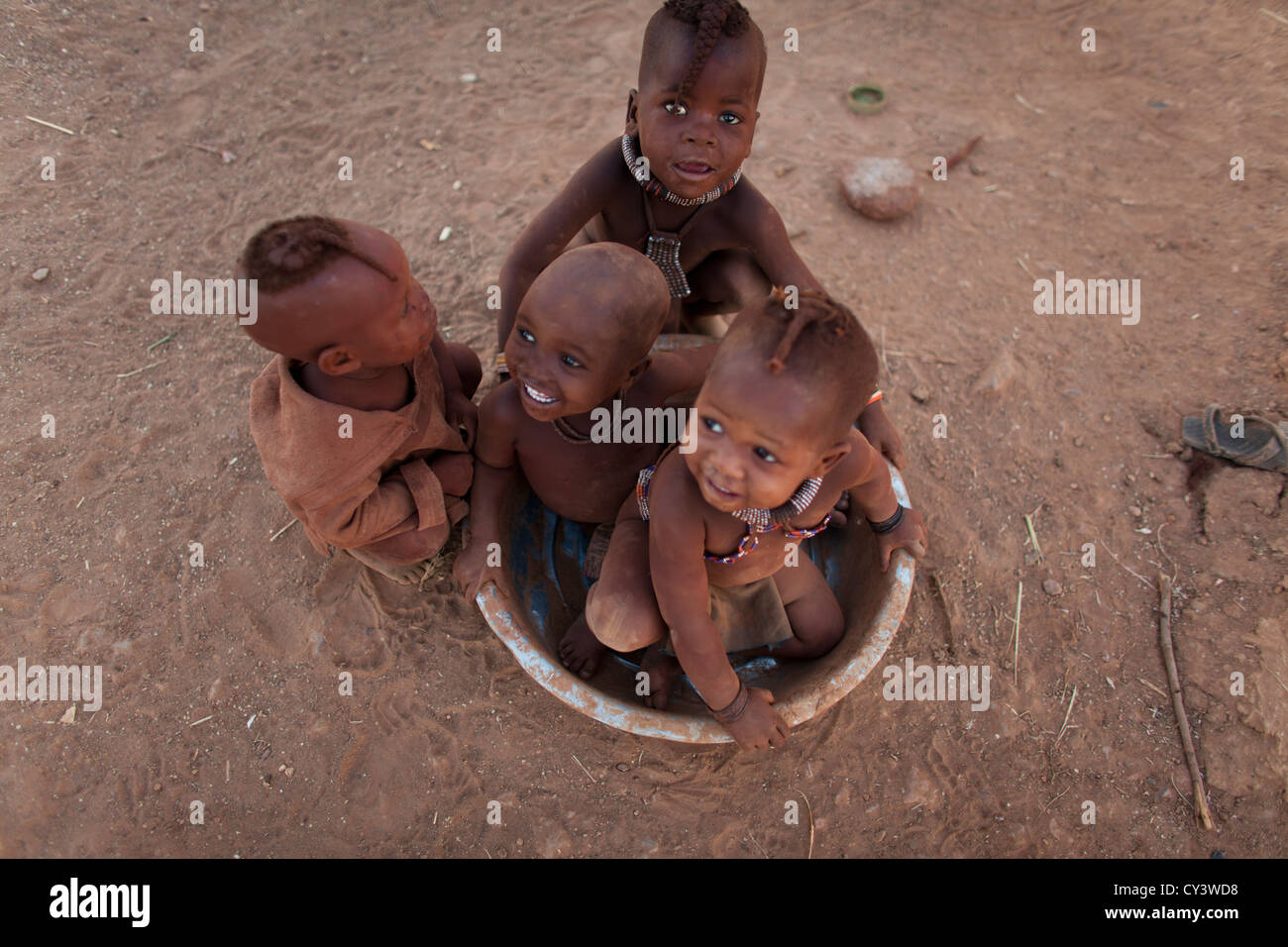 Himba tribe in Namibia Stock Photo - Alamy
