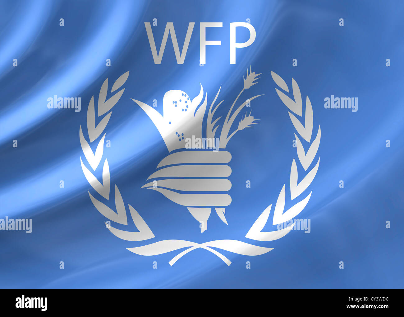WFP - World Food Programme logo flag symbol icon Stock Photo - Alamy