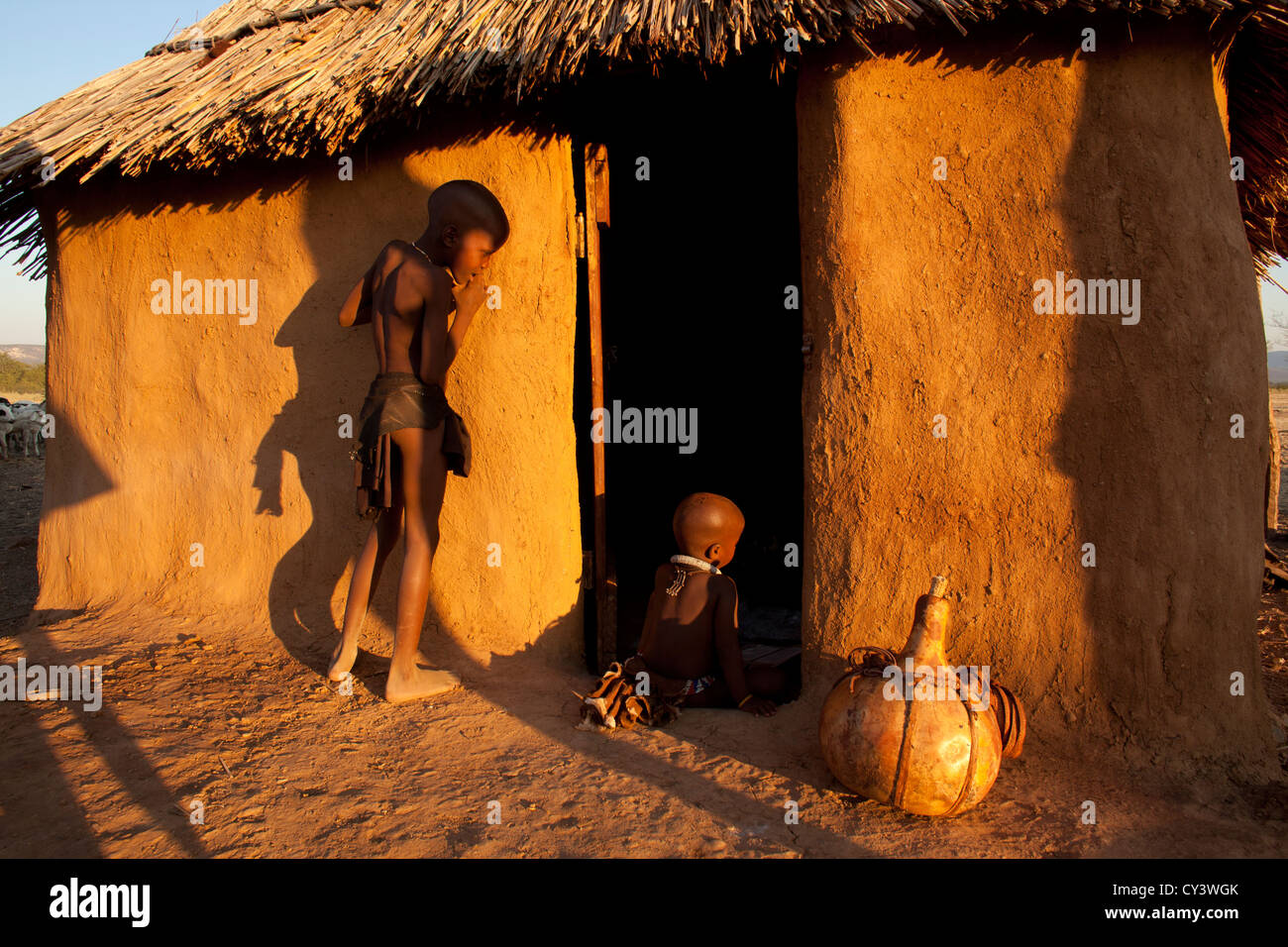 Himba tribe in Namibia Stock Photo - Alamy