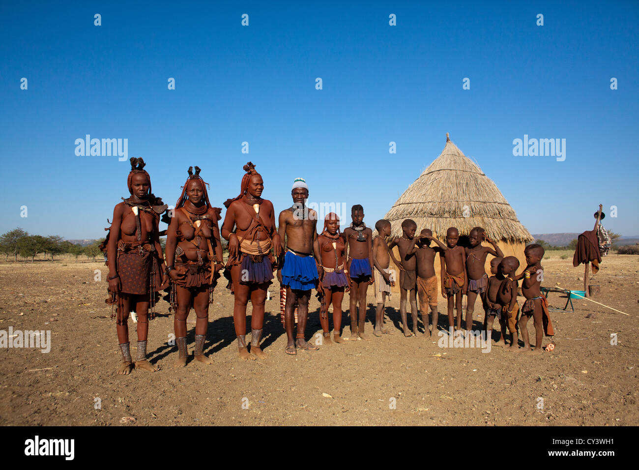 Himba tribe in Namibia Stock Photo - Alamy