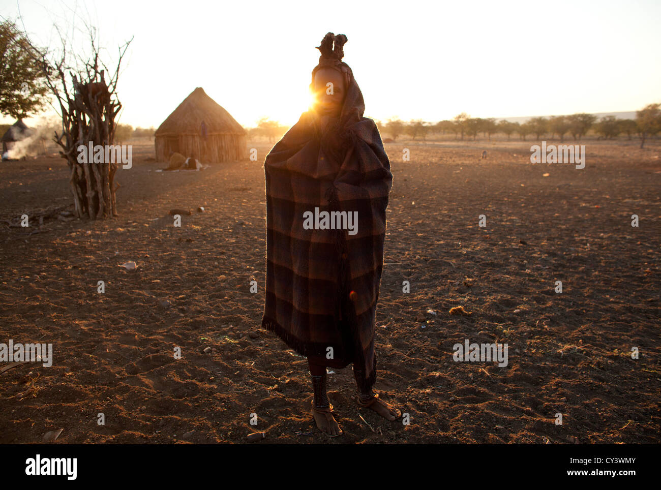 Namibia Himba Tribes Woman Stock Photos & Namibia Himba Tribes Woman ...