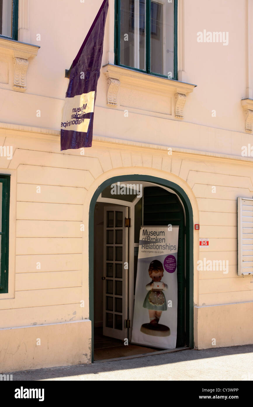 Museum of Broken Relationships in Zagreb Stock Photo - Alamy