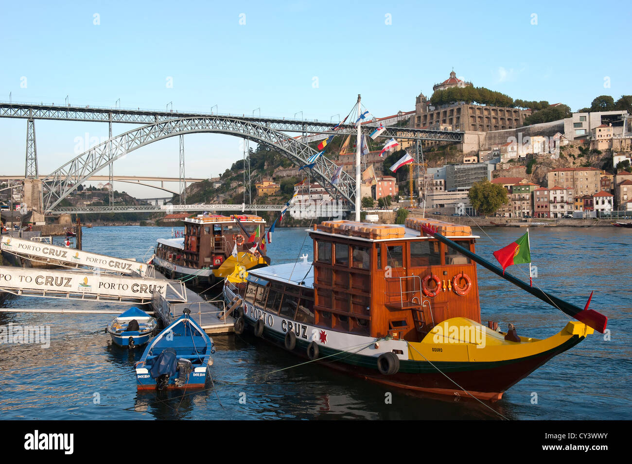 Rabelo boat, Porto, Portugal Stock Photo - Alamy