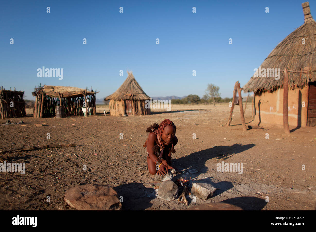 Himba tribe in Namibia Stock Photo - Alamy