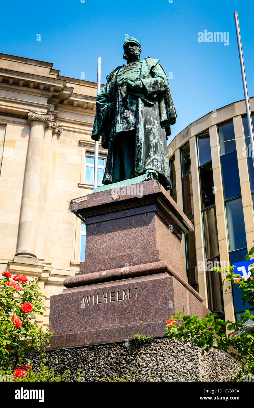 Statue of Wilhelm I in Ulm Germany Stock Photo - Alamy