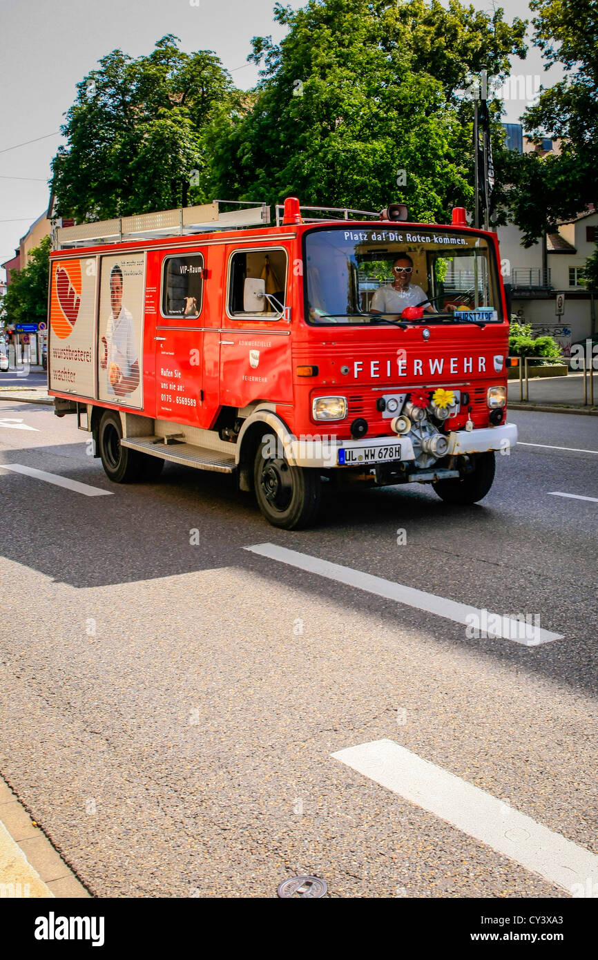 Tender fire truck isolated hi-res stock photography and images - Alamy