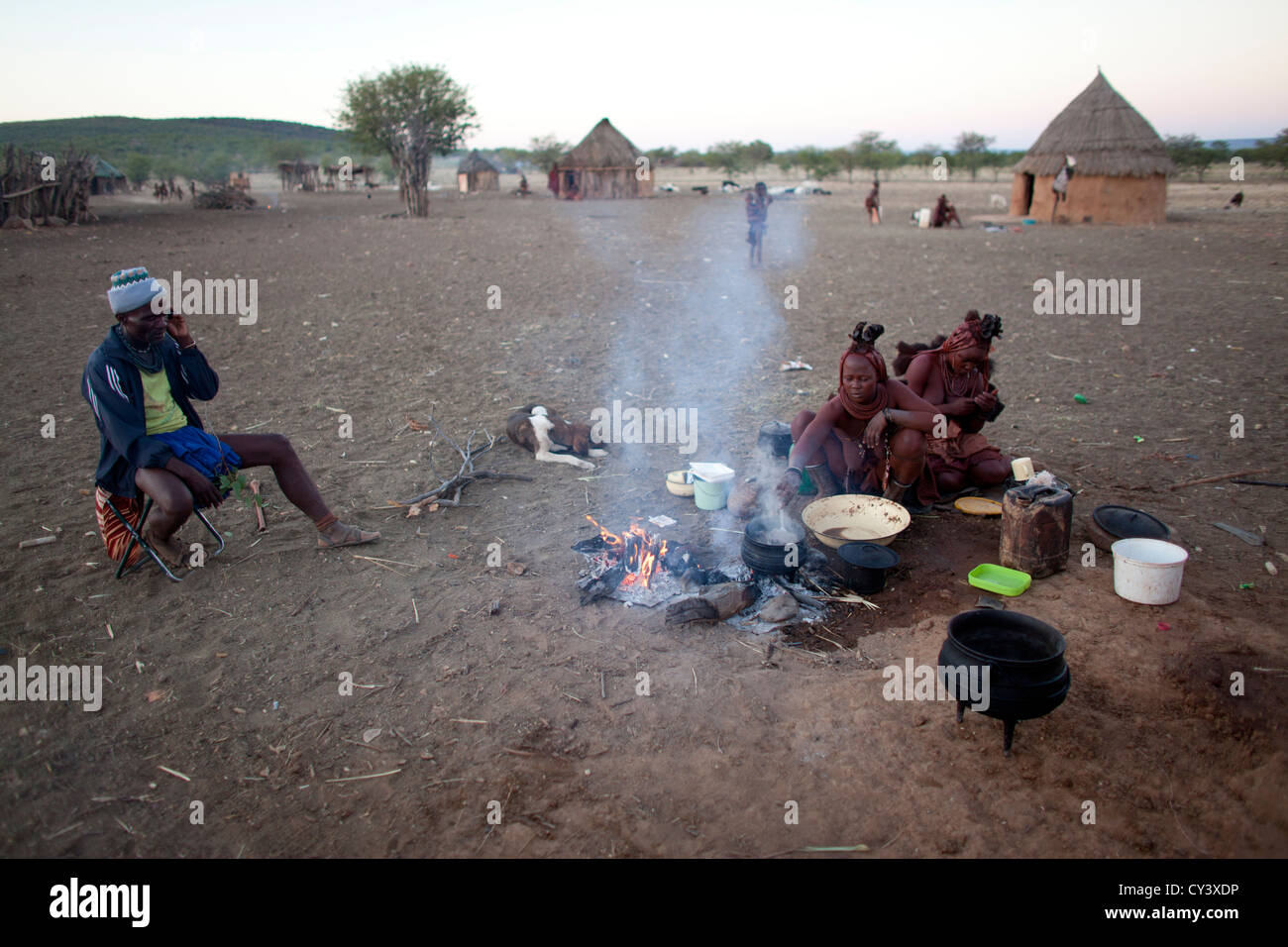 Himba tribe in Namibia Stock Photo - Alamy