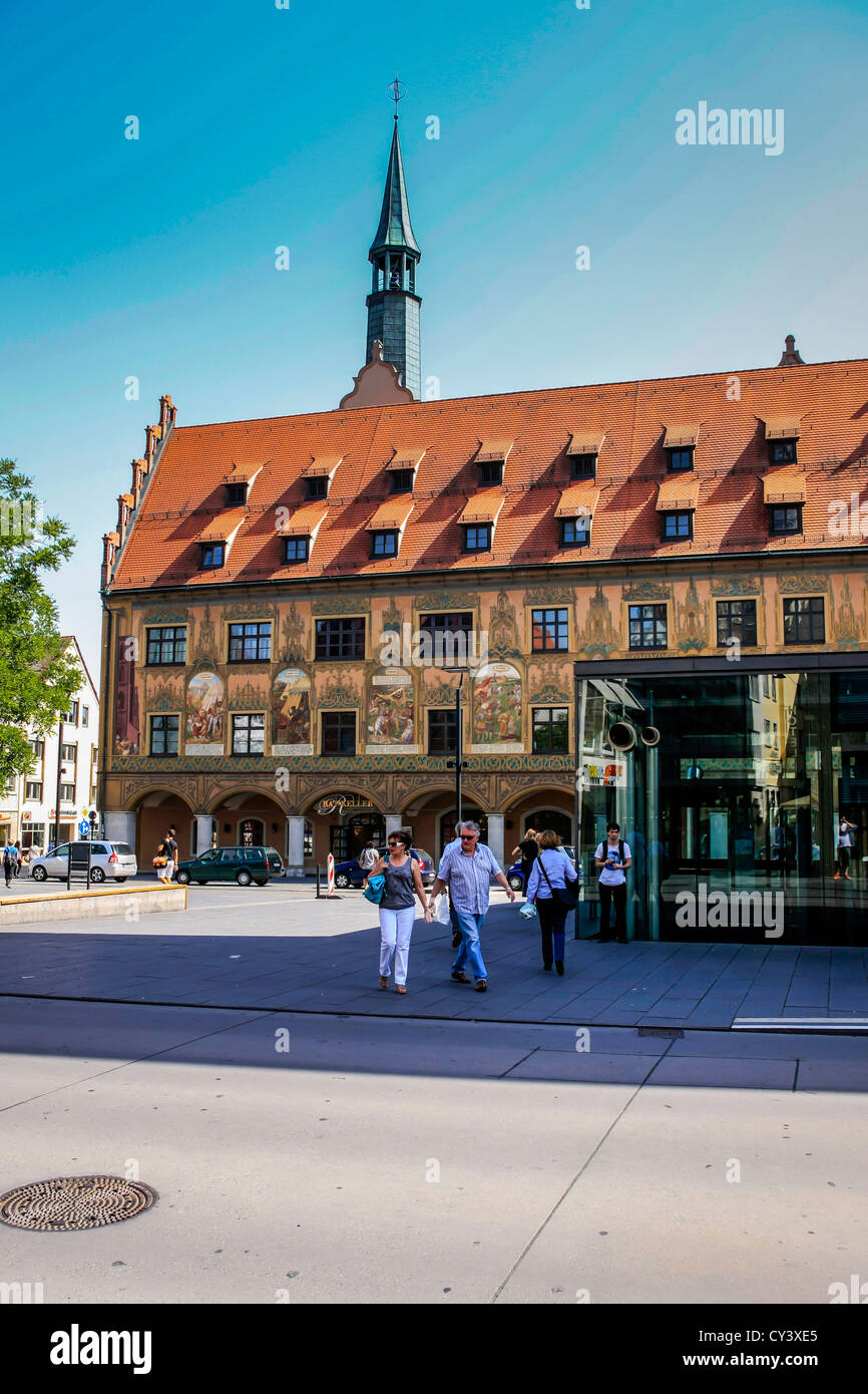 Ulm City Hall (Rathaus) building Germany Stock Photo - Alamy