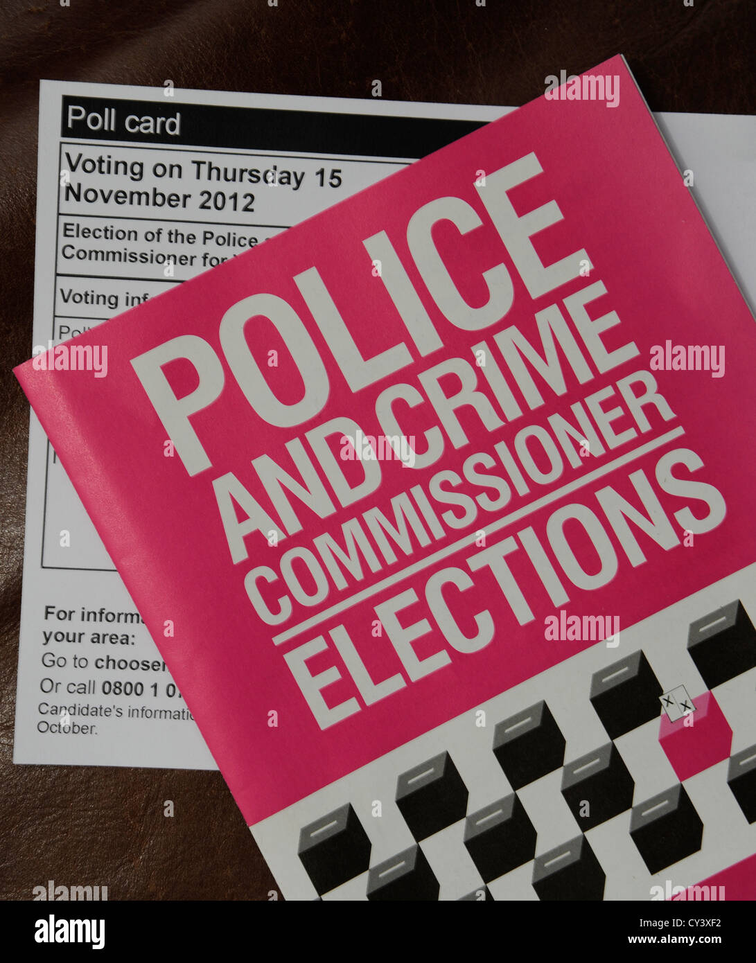 Police and Crime Commissioner Elections booklet with poll cards for ...