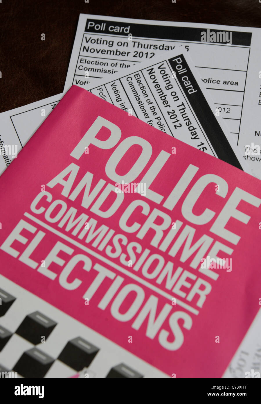 Police and Crime Commissioner Elections booklet with poll cards for ...