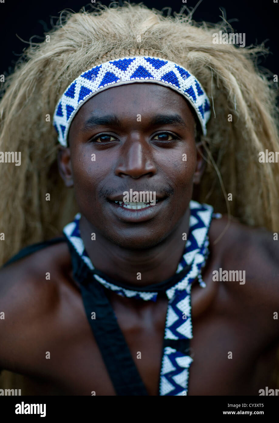 Intore Dancer In Ibwiwachu Village - Rwanda Stock Photo - Alamy