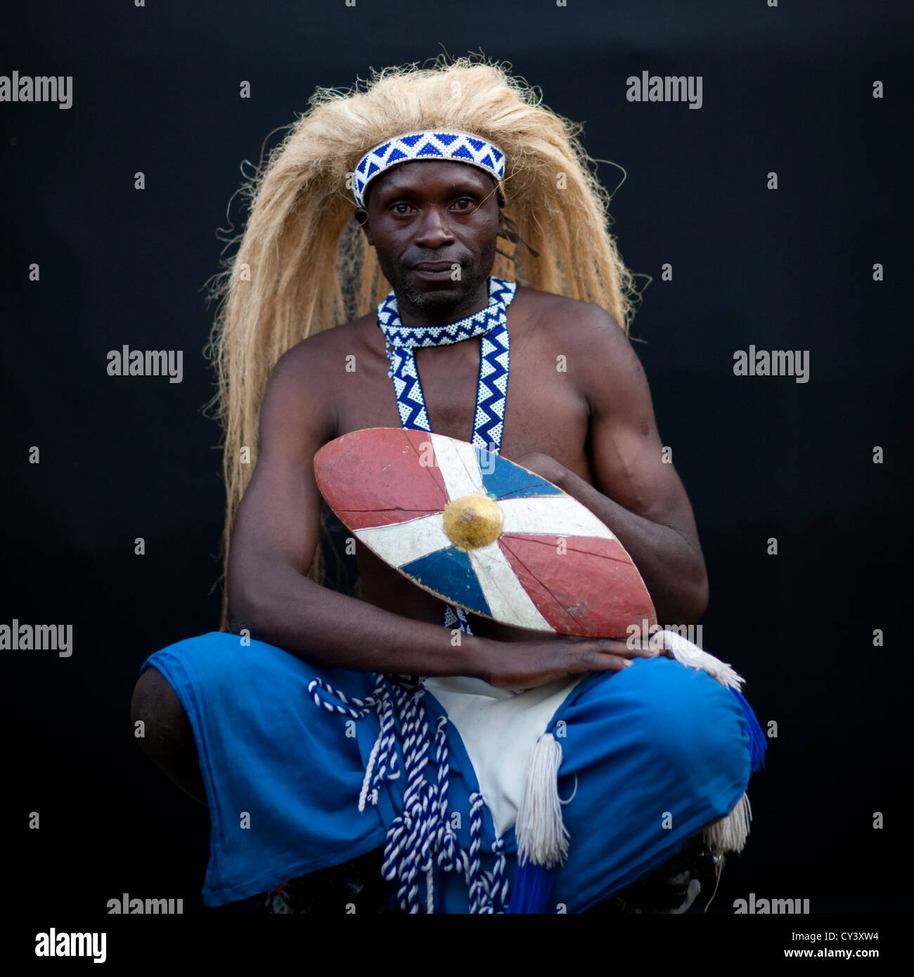 Intore Dancer In Ibwiwachu Village - Rwanda Stock Photo - Alamy