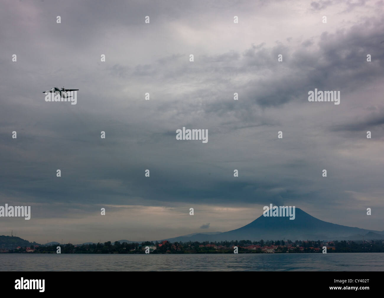 Nyiragongo Congo Volcano - Rwanda Stock Photo - Alamy