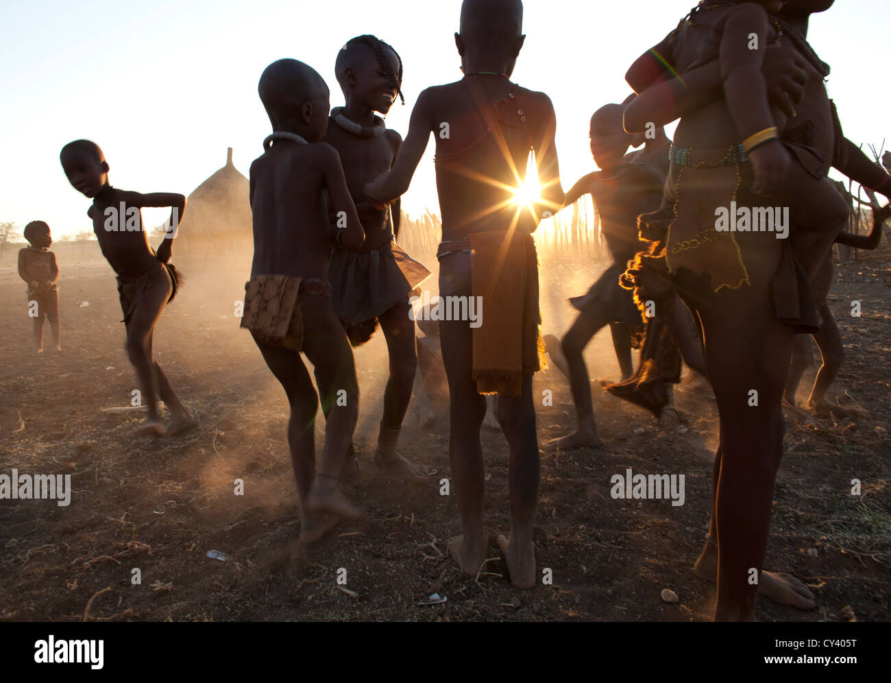 Himba tribe in Namibia Stock Photo - Alamy
