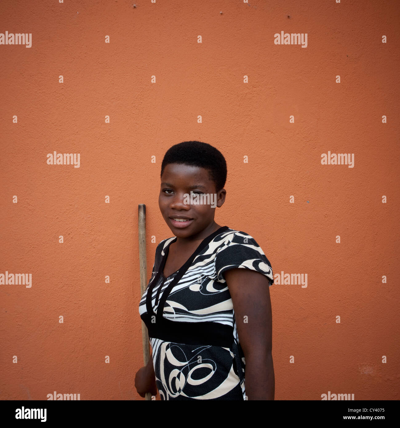 Girl From Karongi Village - Rwanda Stock Photo - Alamy