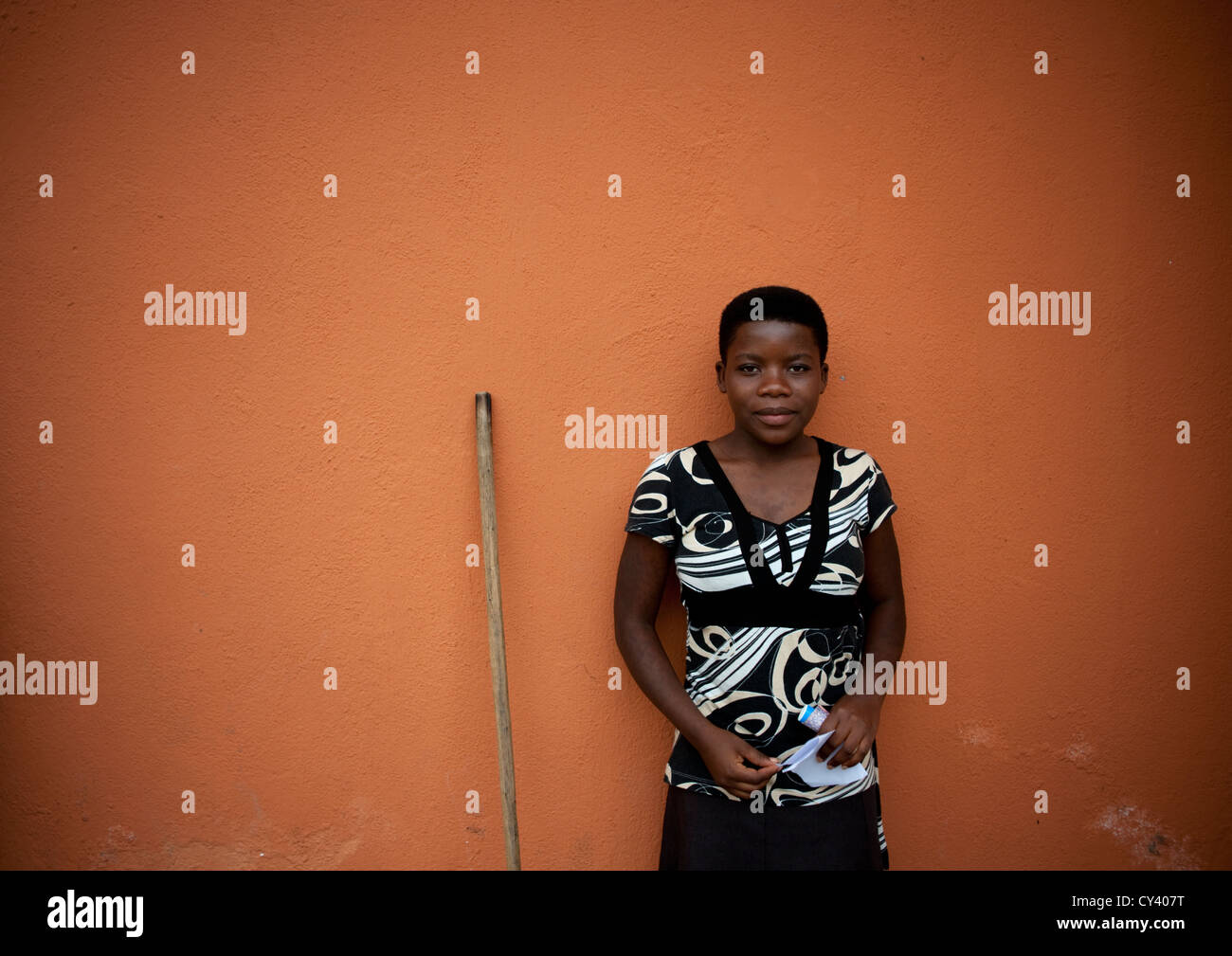 Girl From Karongi Village - Rwanda Stock Photo - Alamy