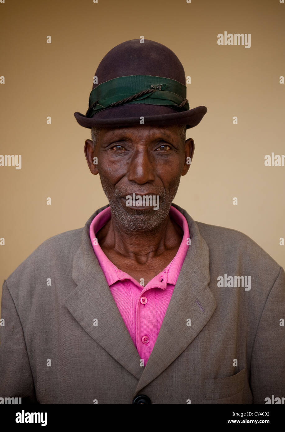 Old Man In Karongi Village - Rwanda Stock Photo - Alamy