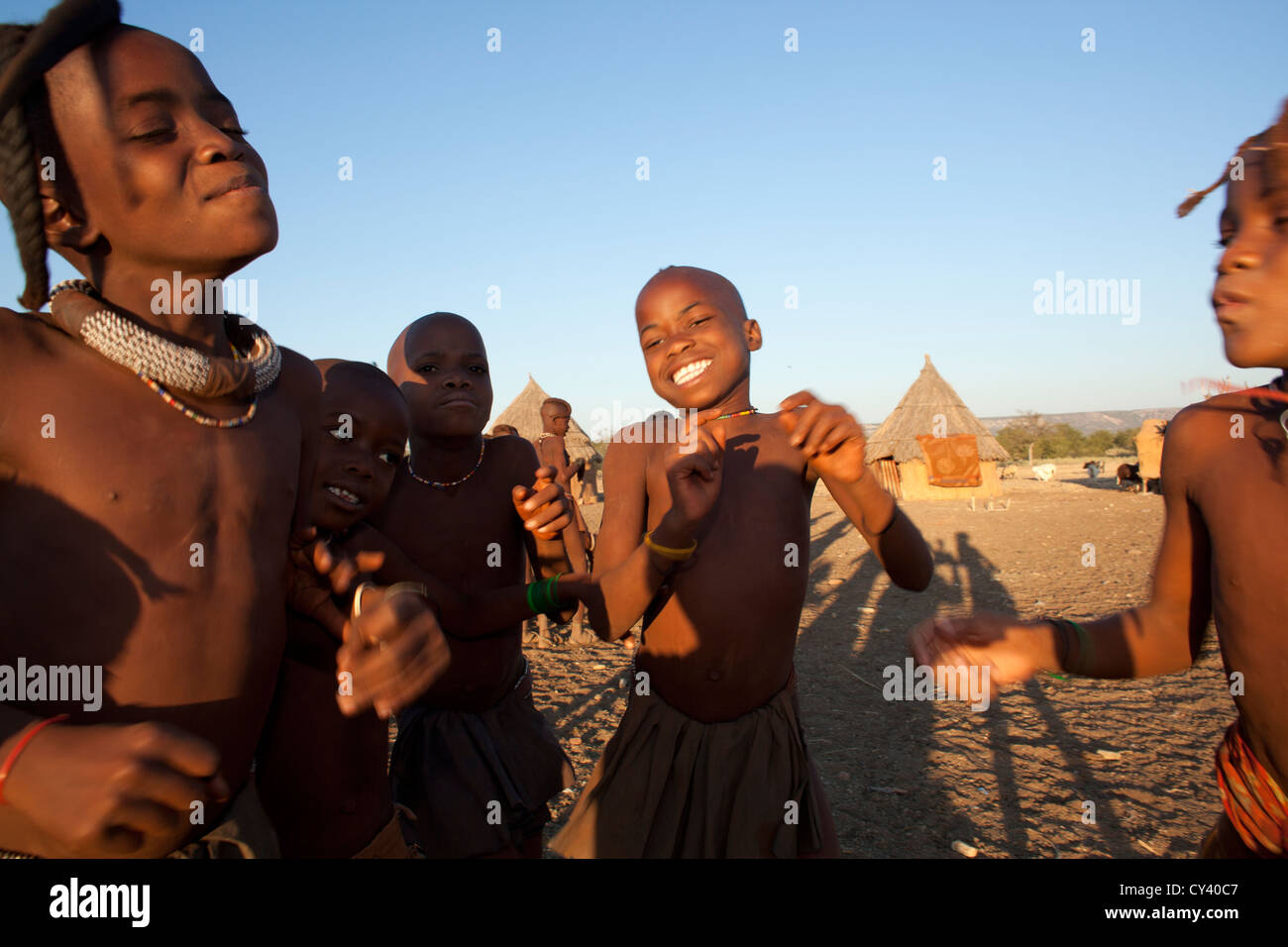 Himba tribe in Namibia Stock Photo - Alamy