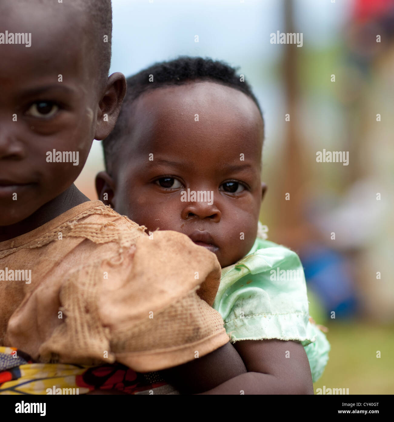 Baby From Nkombo Island - Rwanda Stock Photo - Alamy