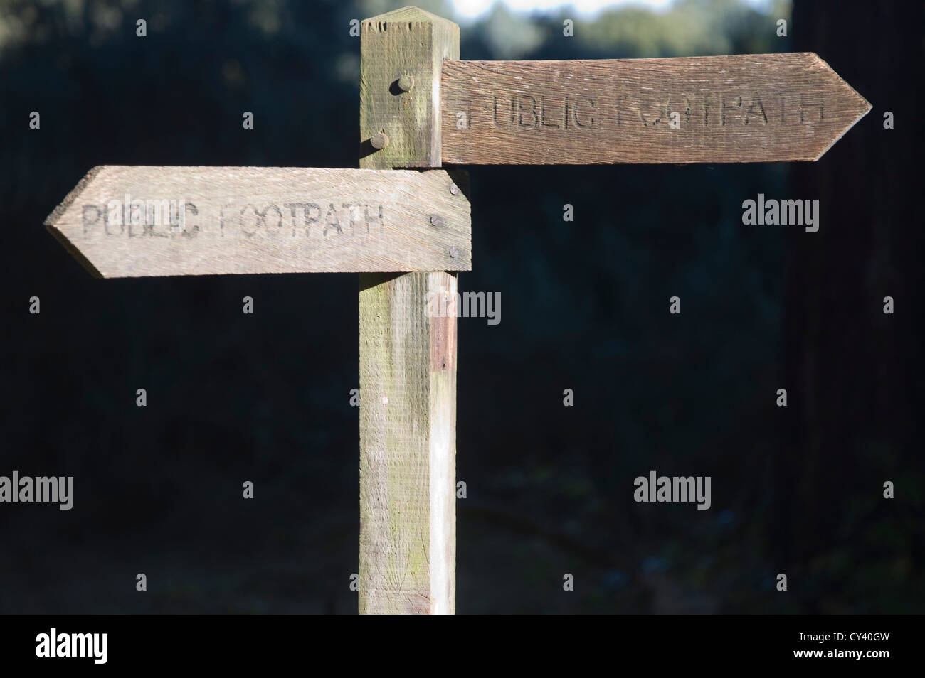 Footpath signs hi-res stock photography and images - Alamy