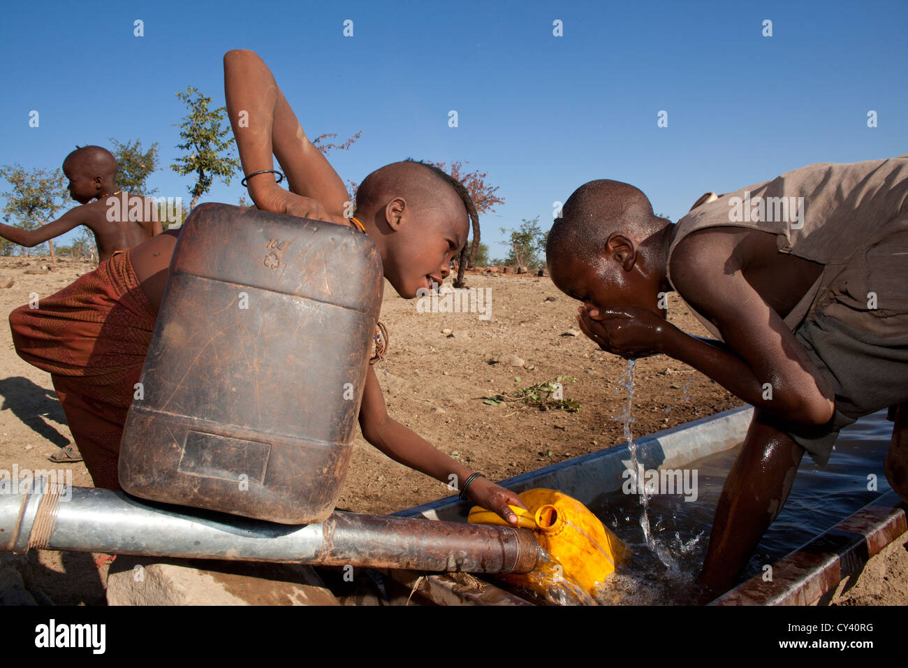 Himba tribe in Namibia Stock Photo - Alamy