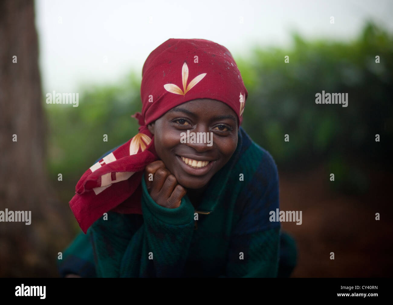Anne Marie , Girl From Gisakura Village - Rwanda Stock Photo - Alamy