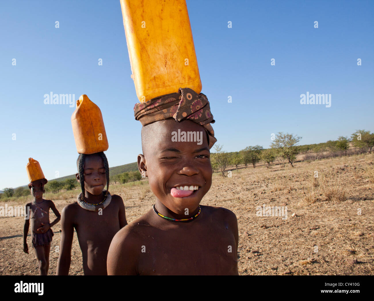 Himba tribe in Namibia Stock Photo - Alamy