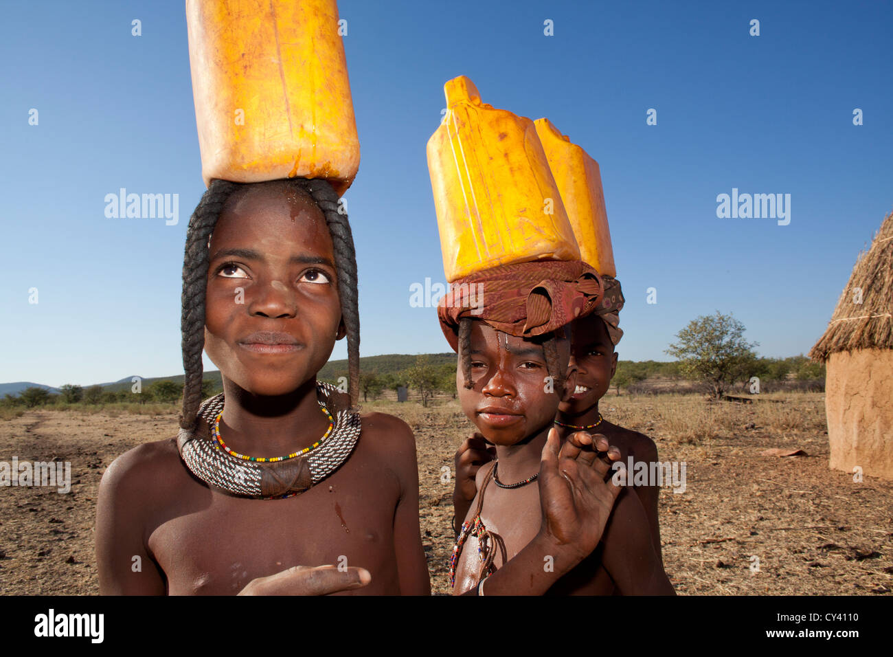 Himba tribe in Namibia Stock Photo - Alamy