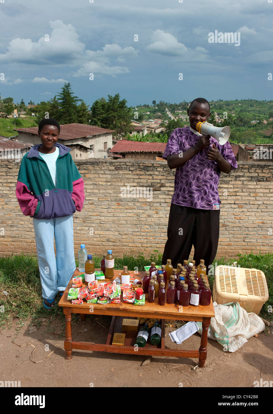 Market Near Kigali - Rwanda Stock Photo - Alamy