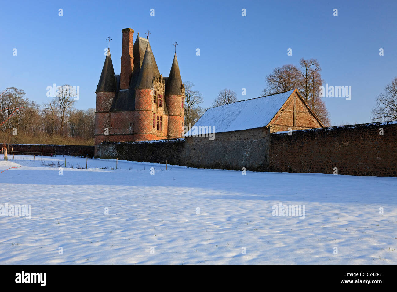 Carrouges castle hi-res stock photography and images - Alamy