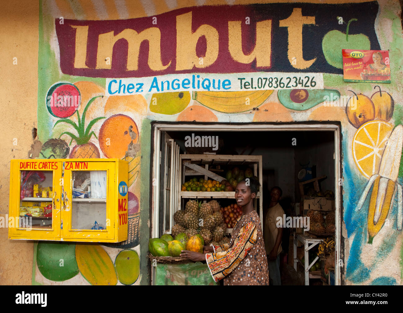 Shop Decoration In Kigali Muslim Quarter - Rwanda Stock Photo - Alamy