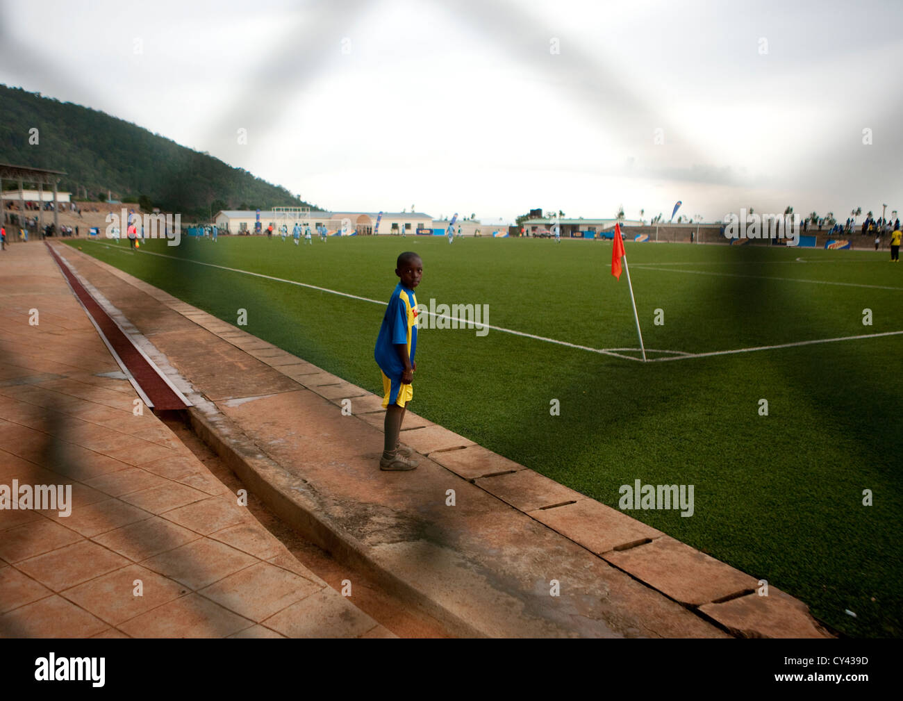 Football Match In Kigali Stadium - Rwanda Stock Photo - Alamy