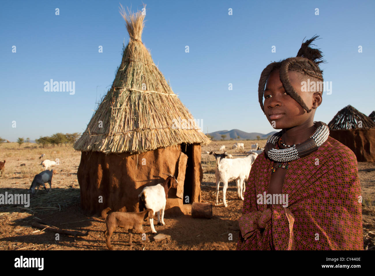 Himba tribe in Namibia Stock Photo - Alamy