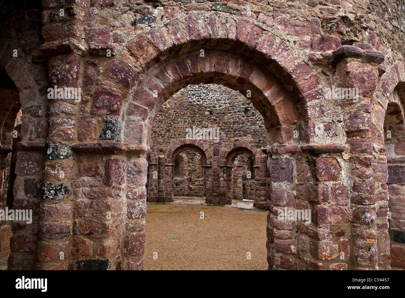 Lanleff temple, roman circular church constructed in XI th century ...